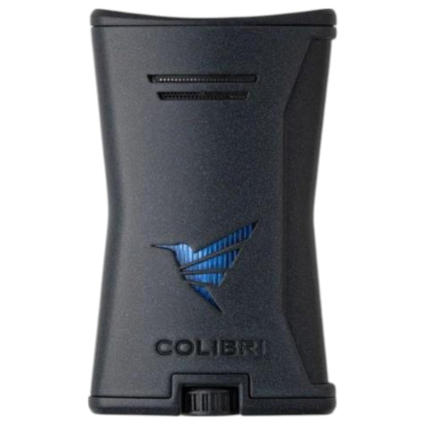 COLIBRI SLIM jet flame lighter black/black – The Prince Webshop