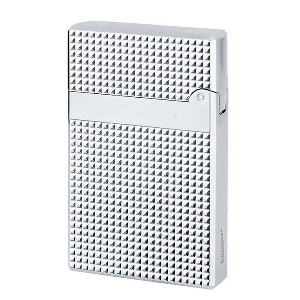Eurojet Milan Jet Silver Waffle Lighter – The Prince Webshop