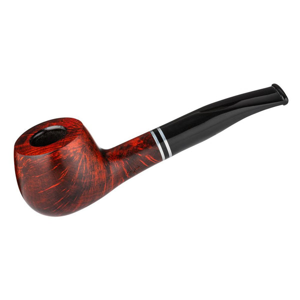 Angelo Pipe Model 9, red/brown, slightly curved with ring – The Prince ...