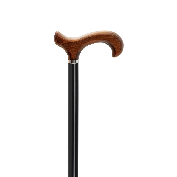 Elegant Adjustable Aluminum Cane - Large Wood Derby Grip – The Prince ...