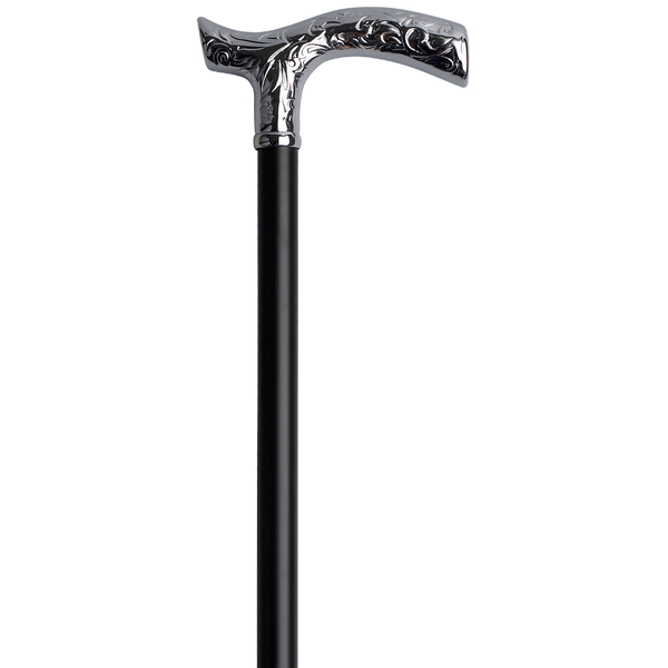 Gastrock Aluminum Cane - Chrome Fritz - Stepwise Height Adjustable ...