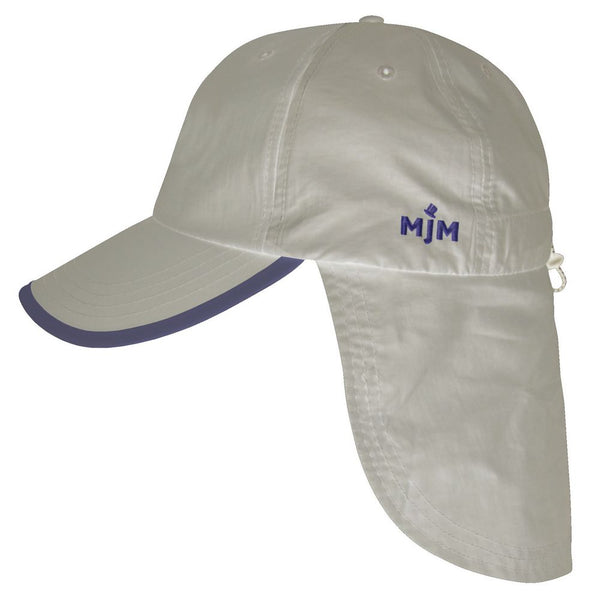 Mjm cool baseball cap with neck flap - taslan - light beige – The ...