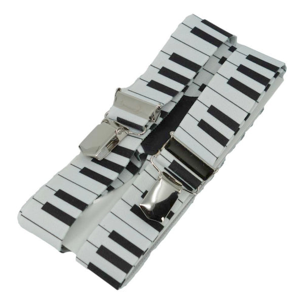 White Piano Keyboard Braces with Y Back and Clips – The Prince Webshop