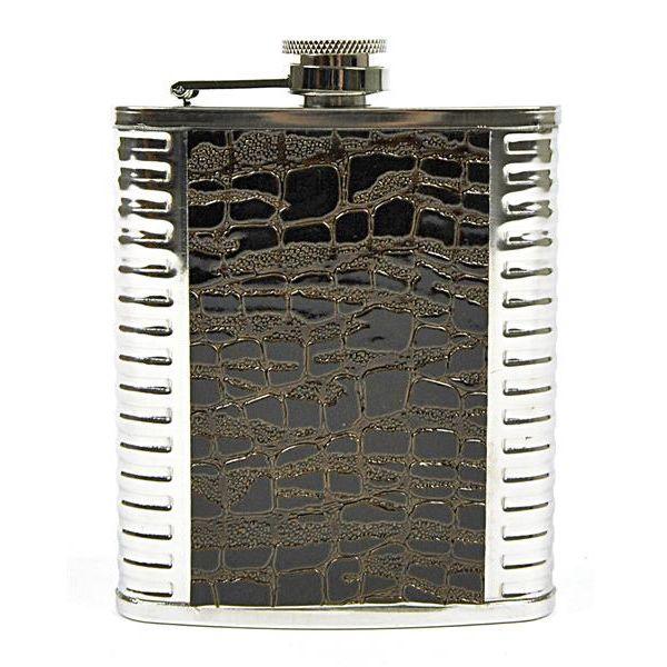 Buy pocket lark in stainless steel - 20 cl - Reptile Brown for 69.00 in ...