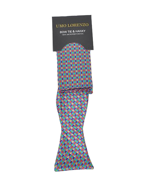 Buy Self-tie Bow Tie and Pocket Square - Lotsa Lotsa Colors for 129.00 ...